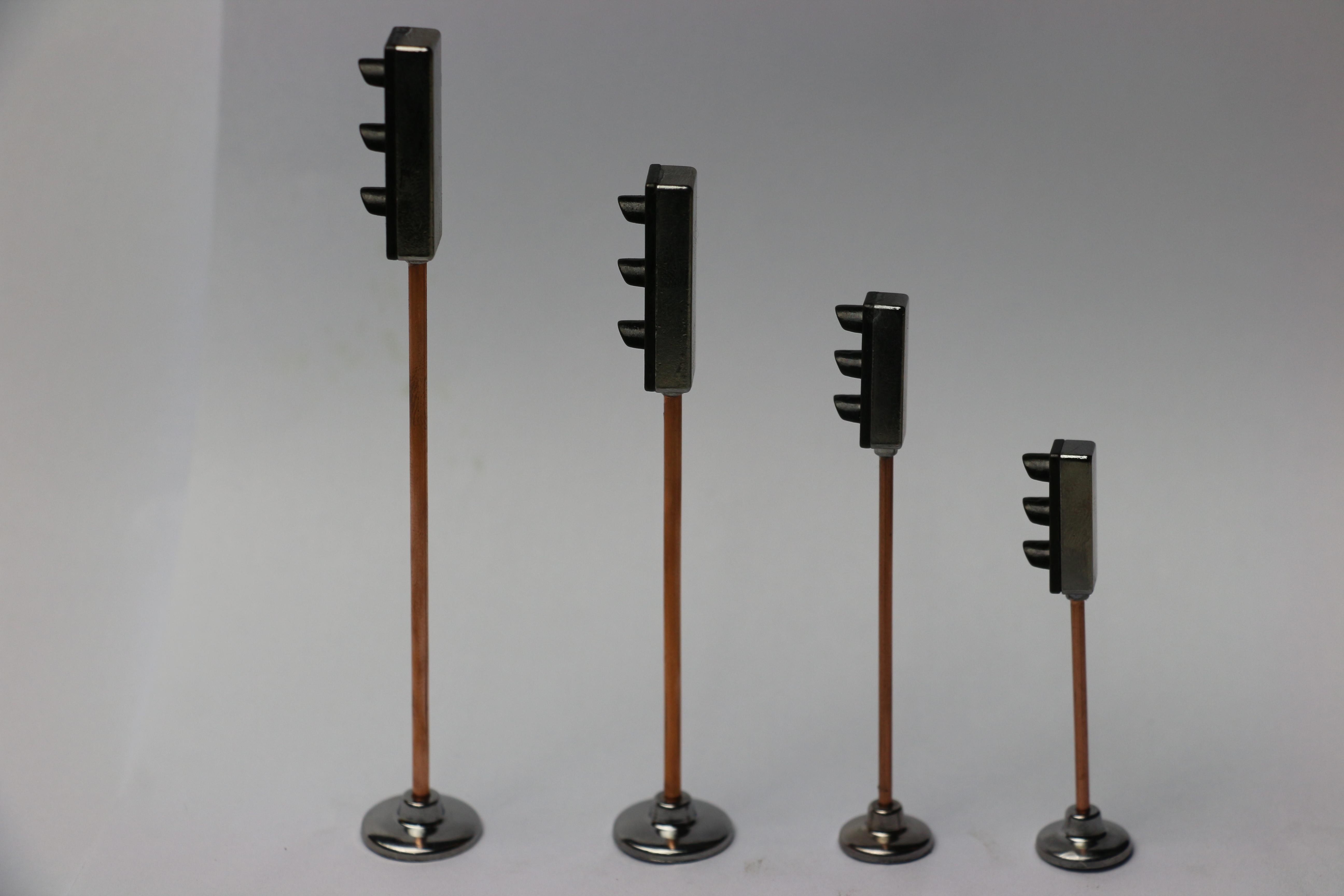 model Mini Traffic Light----3 aspect signal metal lamppost,model three ...