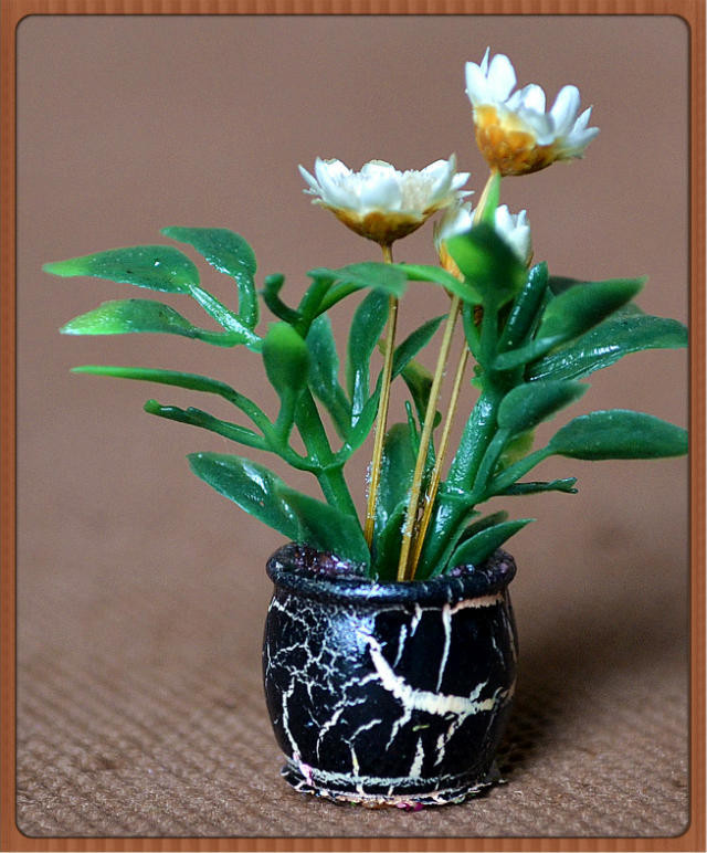 model potted plant-----1:25doll decration,decoration follower ...